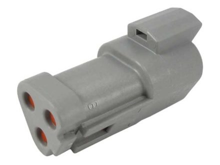 DT04-3P-P006 Deutsch DT Series Receptacle, 3 Way, Grey, Terminating ...