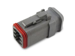 DT06-6S-E008 DT 6 Way Grey In-line, Shrink Boot Adapter Plug | Dalroad