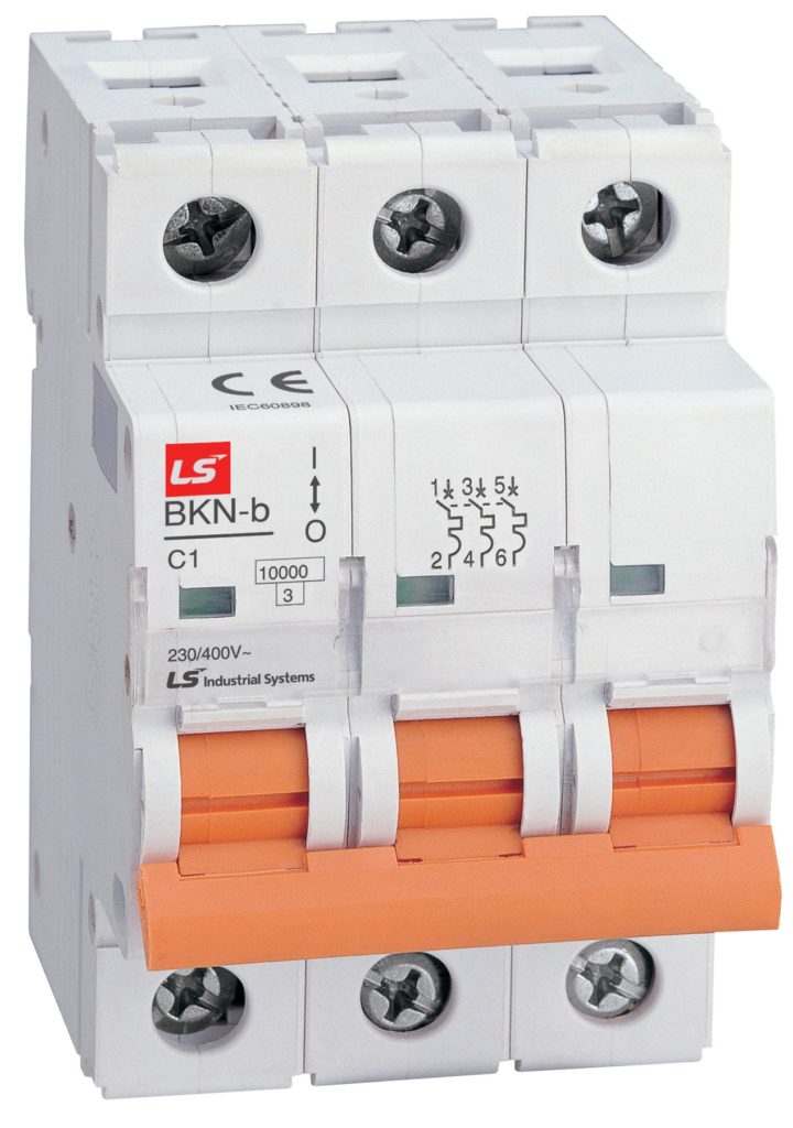 LS ELECTRIC BKN 3P C4A MCB Type C 3 Pole 4A 6KA | Dalroad