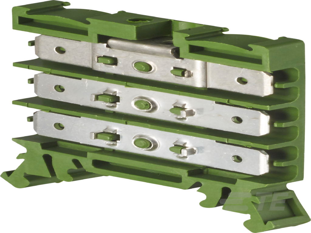 TE Connectivity ENTRELEC HD2.5/6.3.GG.1.2GG Quick-Connect Terminal Blocks 6 Tabs | Dalroad