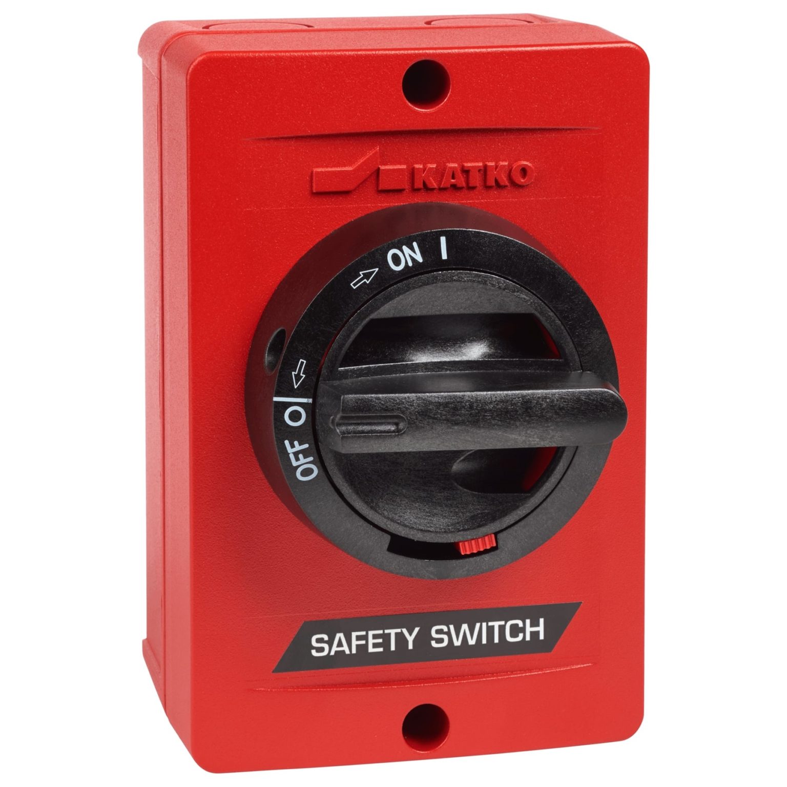 KATKO KEA 3125 FR A5 3 Pole 125 Amp IP66 Red F200 Fire Rated Isolator