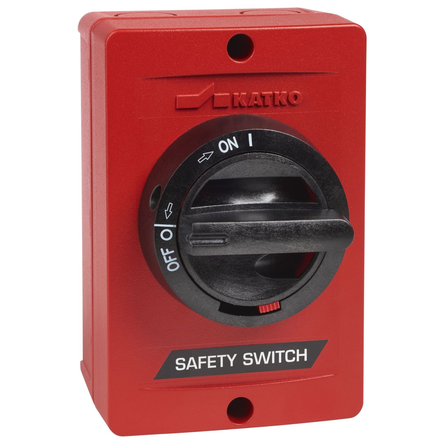 KATKO KEA 316 FR A2 3 Pole 16 Amp IP66 Red F200 Fire Rated Isolator