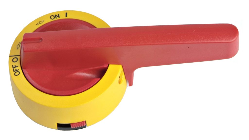 KATKO LK13YR Yellow and Red IP65 X-Large Isolator Handle