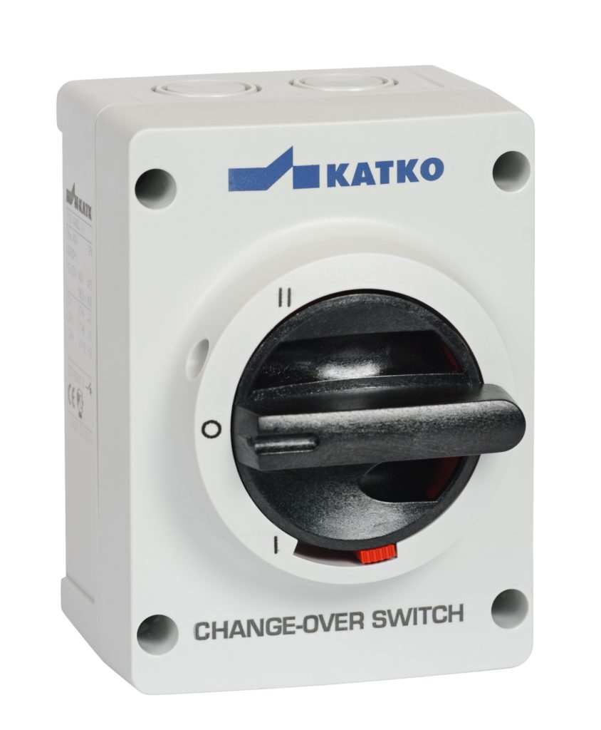 KATKO TKM 325VV M2 3XM25P 3 Pole 25 Amp IP66 Polycarbonate Change-Over ...